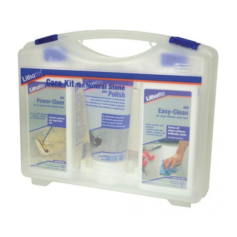 Lithofin Care-KIT PE (for polished natural stone tops) - Tile Cleaning ...